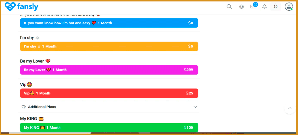 Become Fansly Creator: earning by selling photos and videos 18+